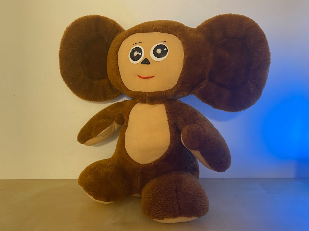 Large Size Cheburashka Plush Toy, Soviet Cartoon Cheburashka Soft Doll ...
