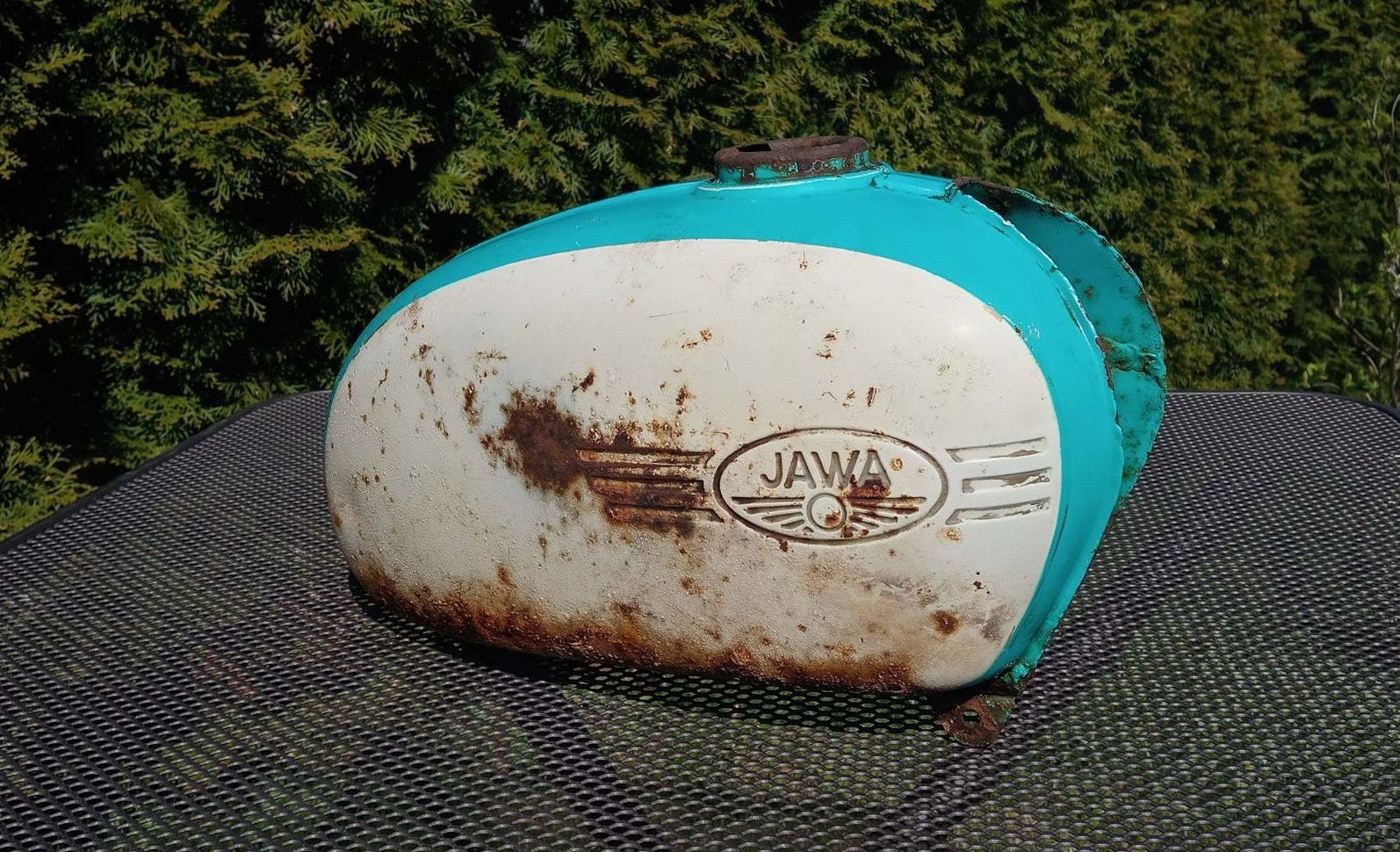 Jawa 50cc Moped Fuel Tank, Vintage 1960's Jawa Bike Gas Tank ...