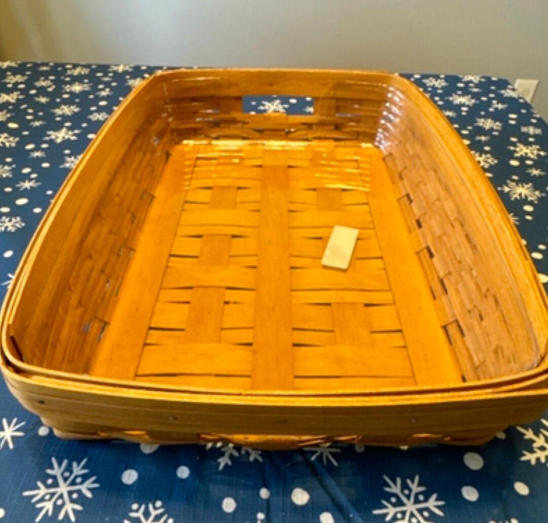 Longaberger 1997 Hostess Serving Tray With 2 Protectors - Etsy