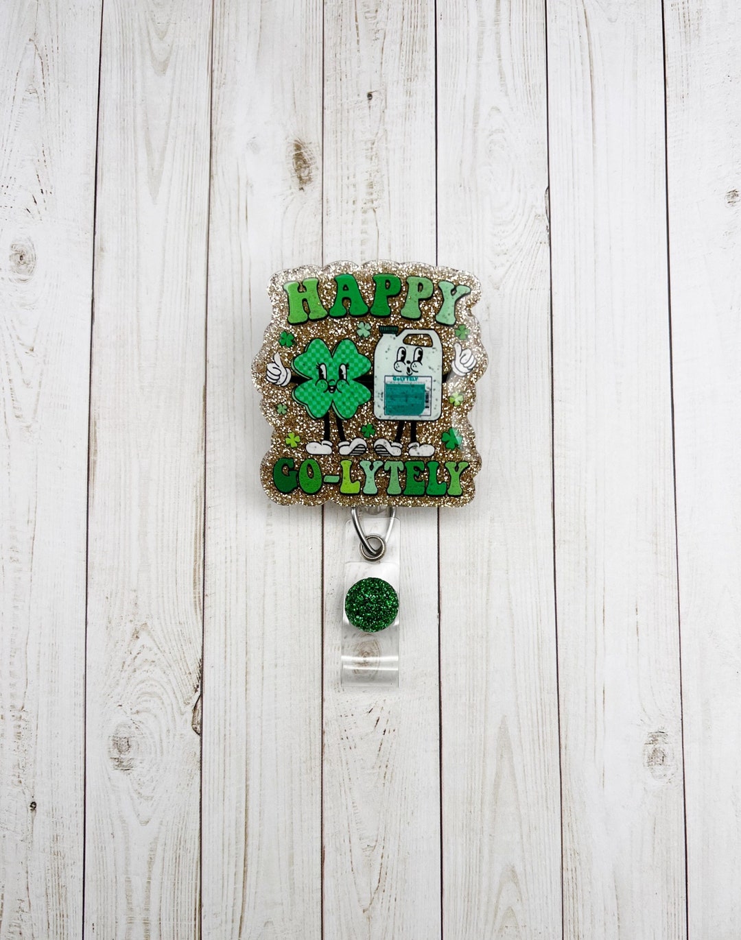Happy Golytely Badge Reel | Funny Badge | St. Patrick’s Day | Holiday ...
