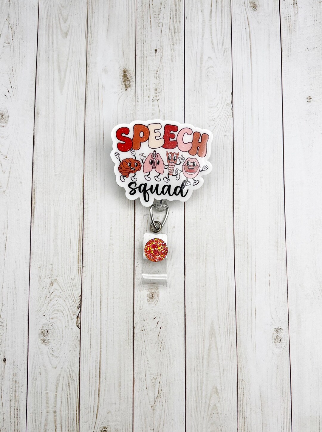 Speech Squad Badge Reel | Speech Therapy | Funny Badge Reel | Badge ...
