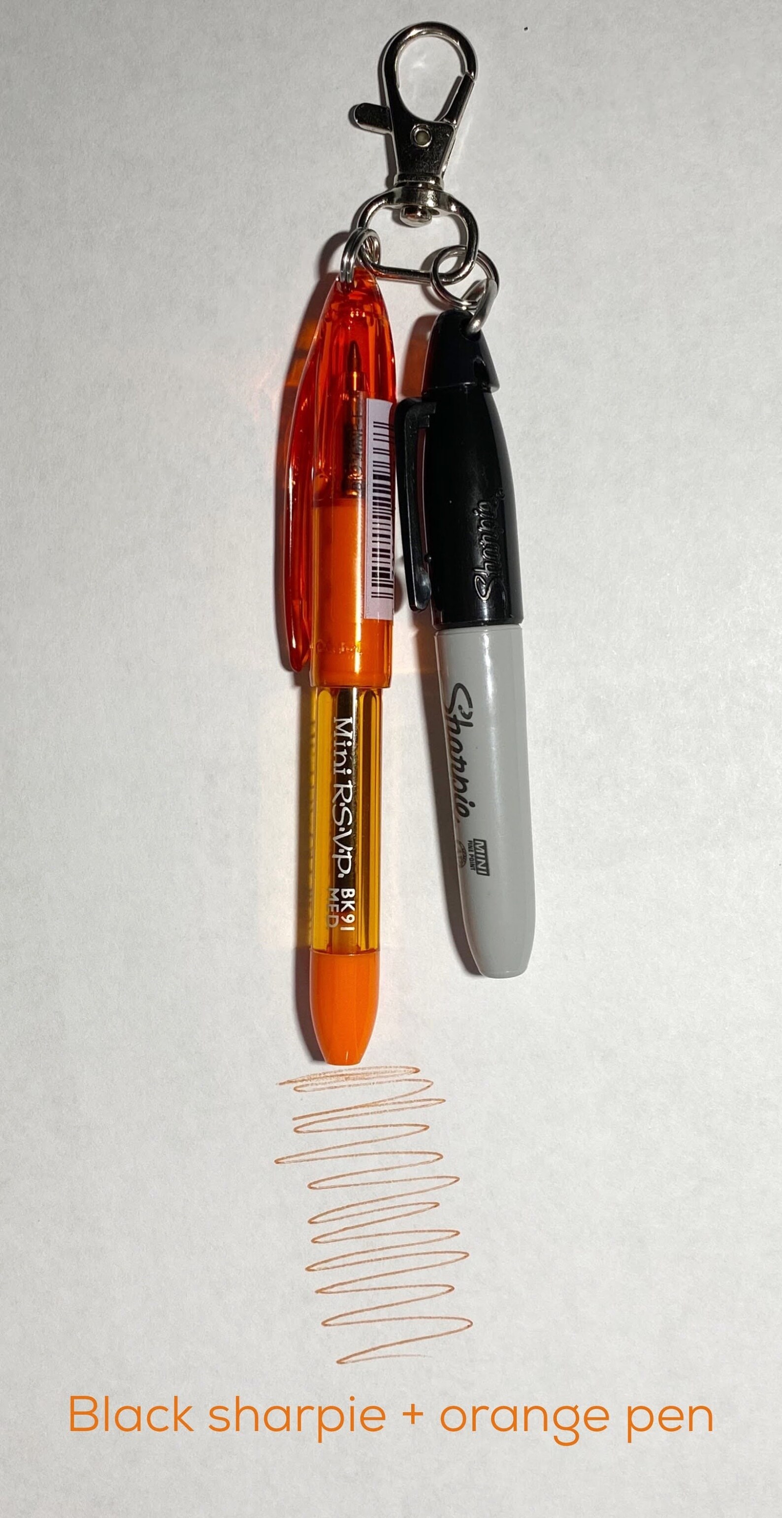 Sharpie and Pen Keychain Badge Reel Sharpie Badge Reel Pen - Etsy