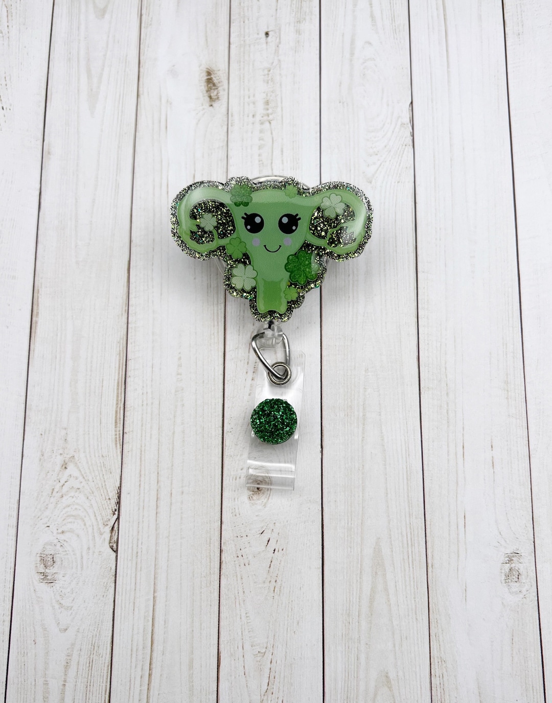 Lucky Uterus Badge Reel Postpartum Badge Reel Maternity Mother Baby L&D ...