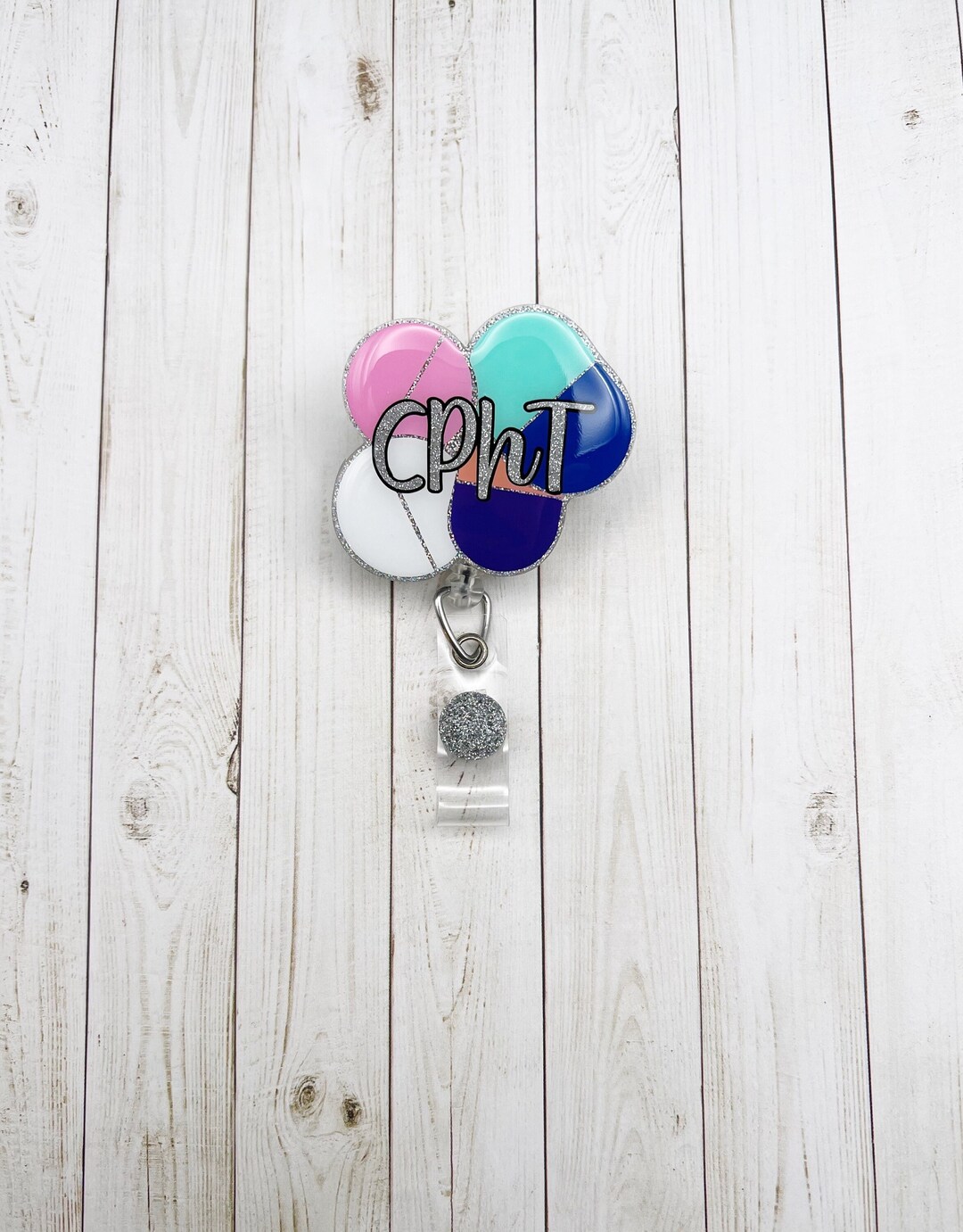 CPhT Badge Reel | Pharmacy Tech Badge Reel | Pill Badge Reel | Medicine ...