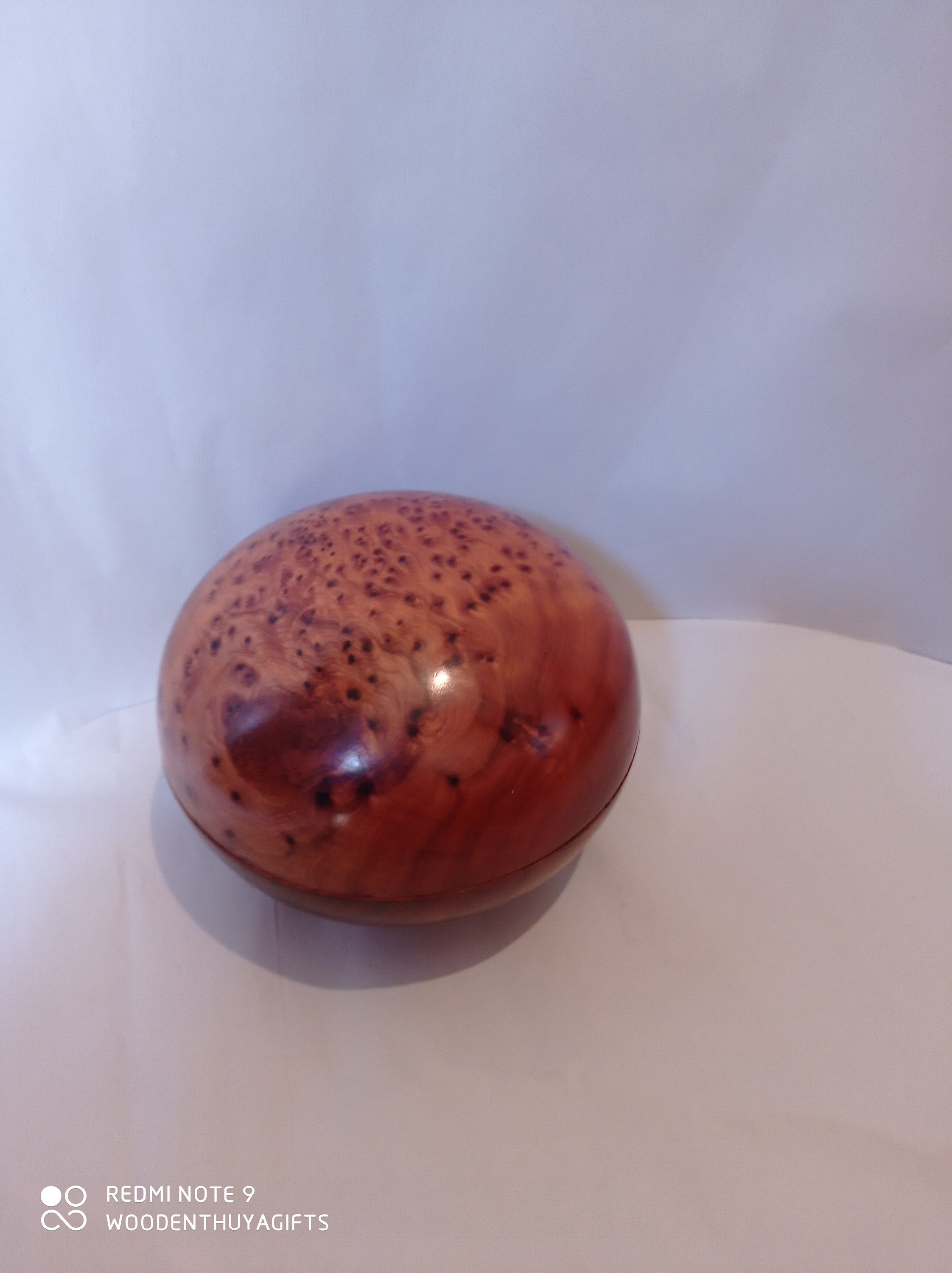 New Pebble Box Wooden Jewelry Box Pebble Box Thuya Wood Grain | Etsy