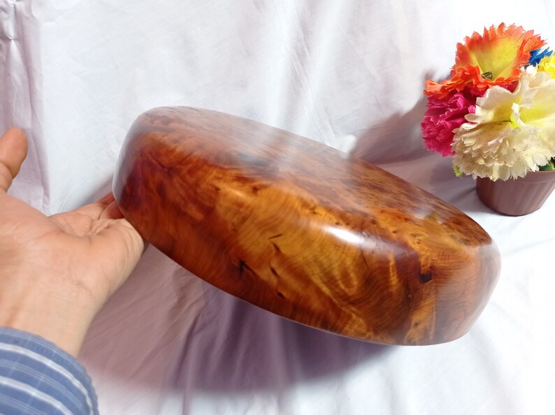 BOWL Wooden Thuya Bowl Home Decor Thuya Root Wood Bowl Knot - Etsy