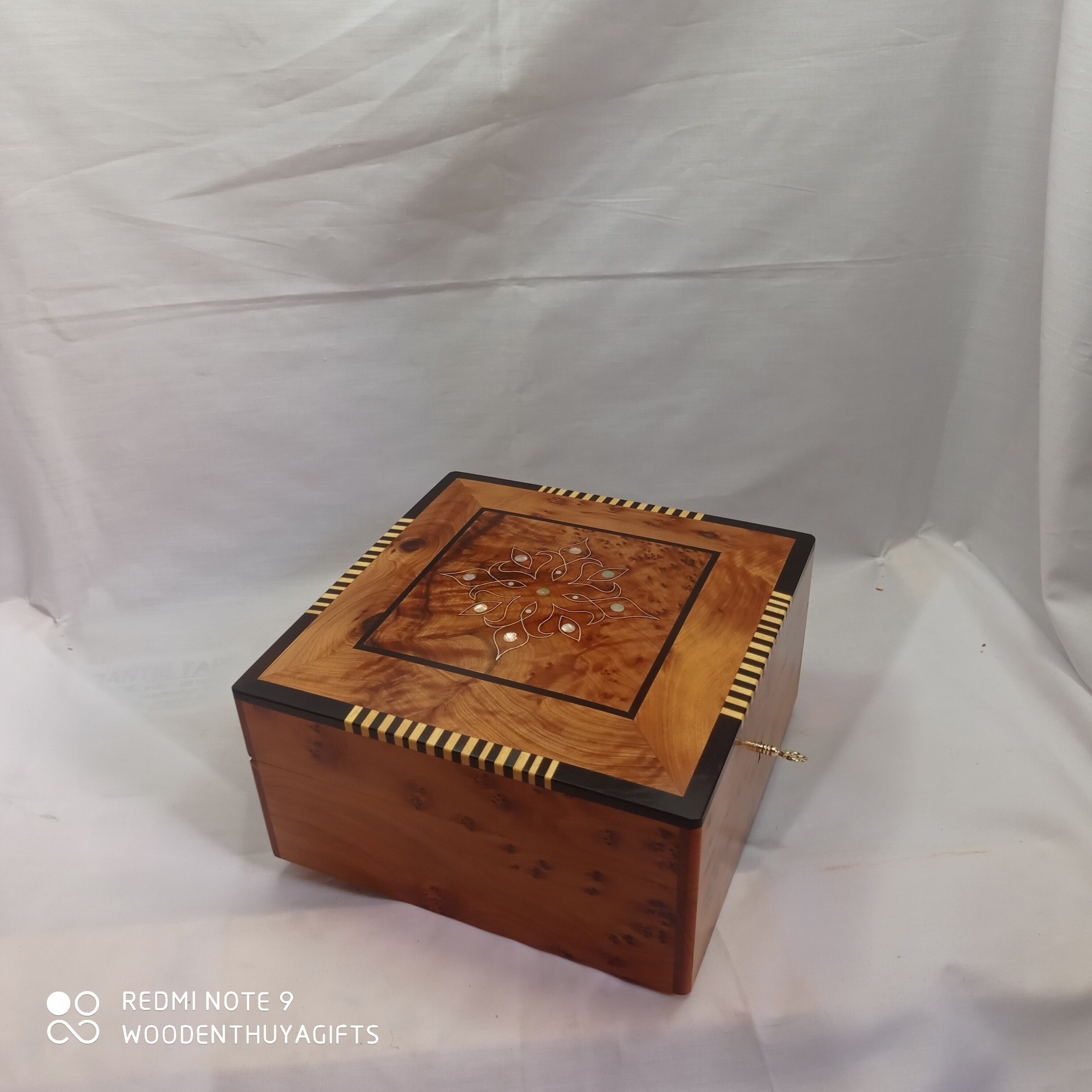 Wooden Thuya Box Jewelry Box Large Wood Box Made of Thuya Wood, Lemon ...