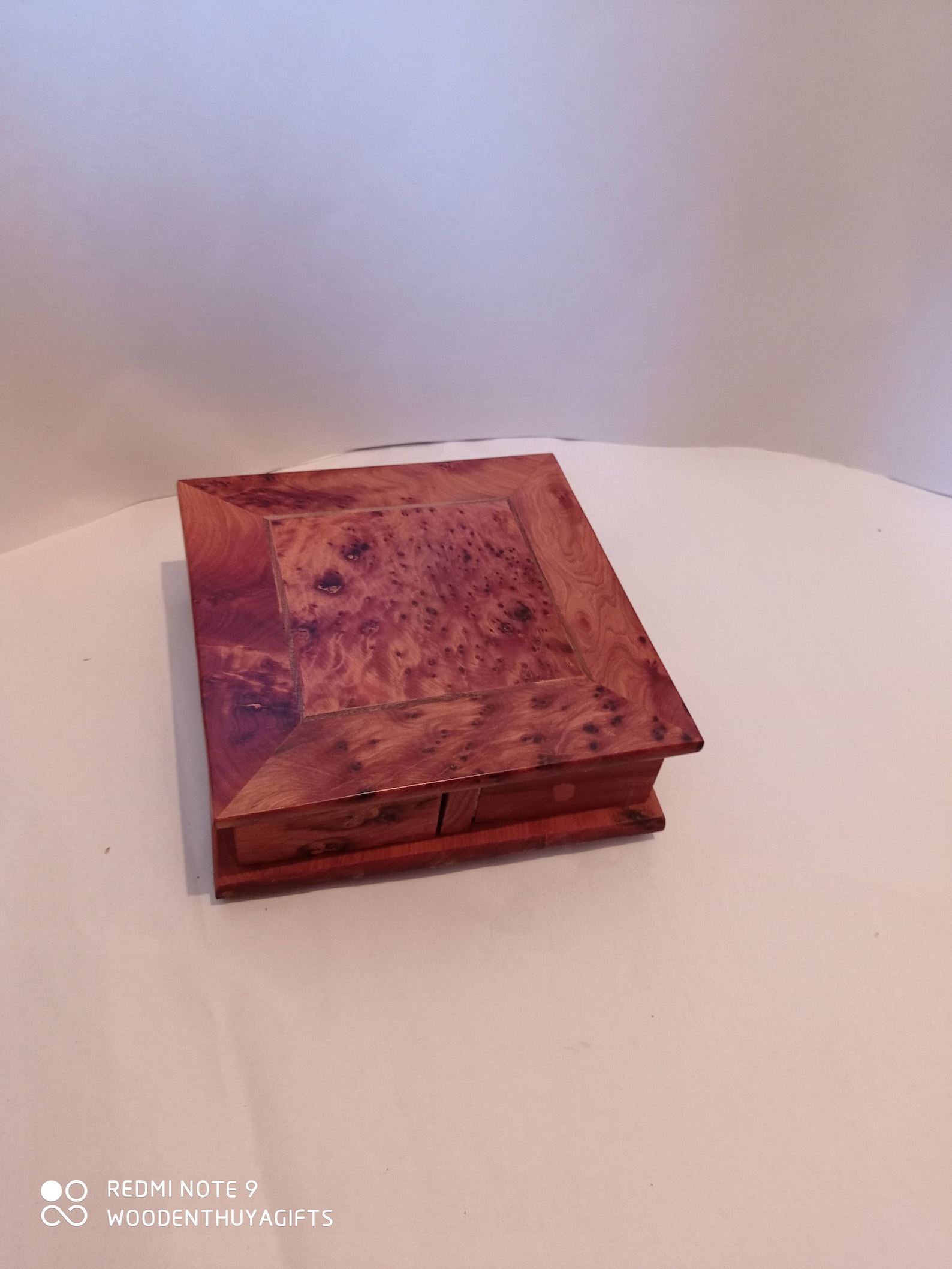 Handmade Thuya Wood Secret Puzzle Box, Brain Teaser Jewelry Box Luxury ...