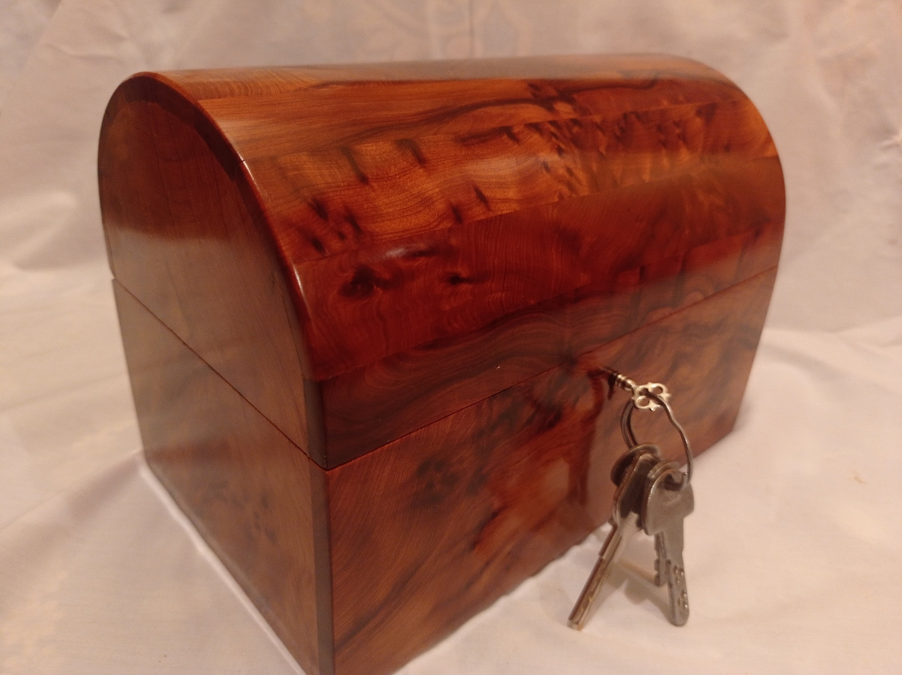 Arch Shaped Jewelry Box With Sized Lid Thuya Wood Box With. | Etsy