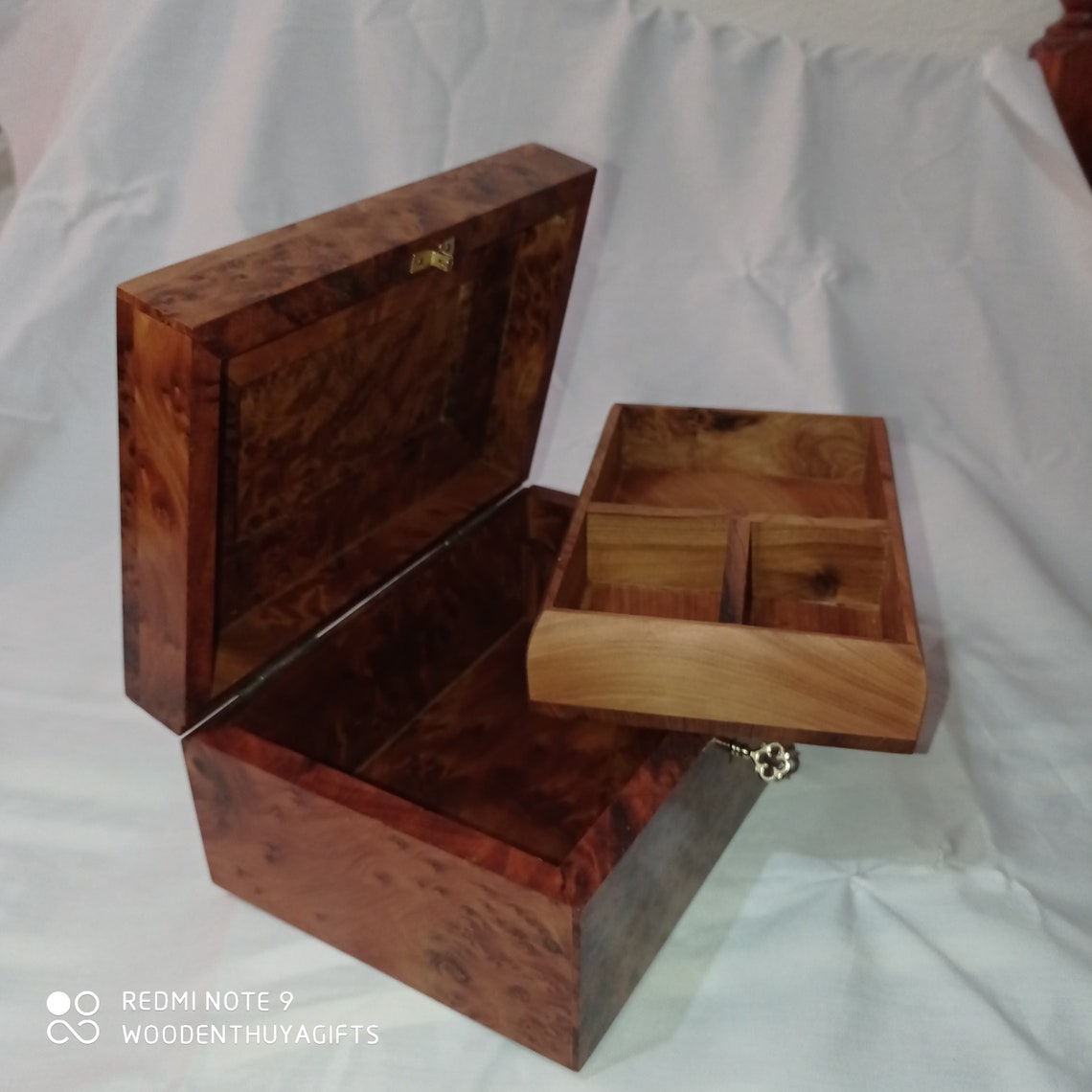 Wood Thuya Box Women Made of Thuya Burllockable Wooden Chest - Etsy