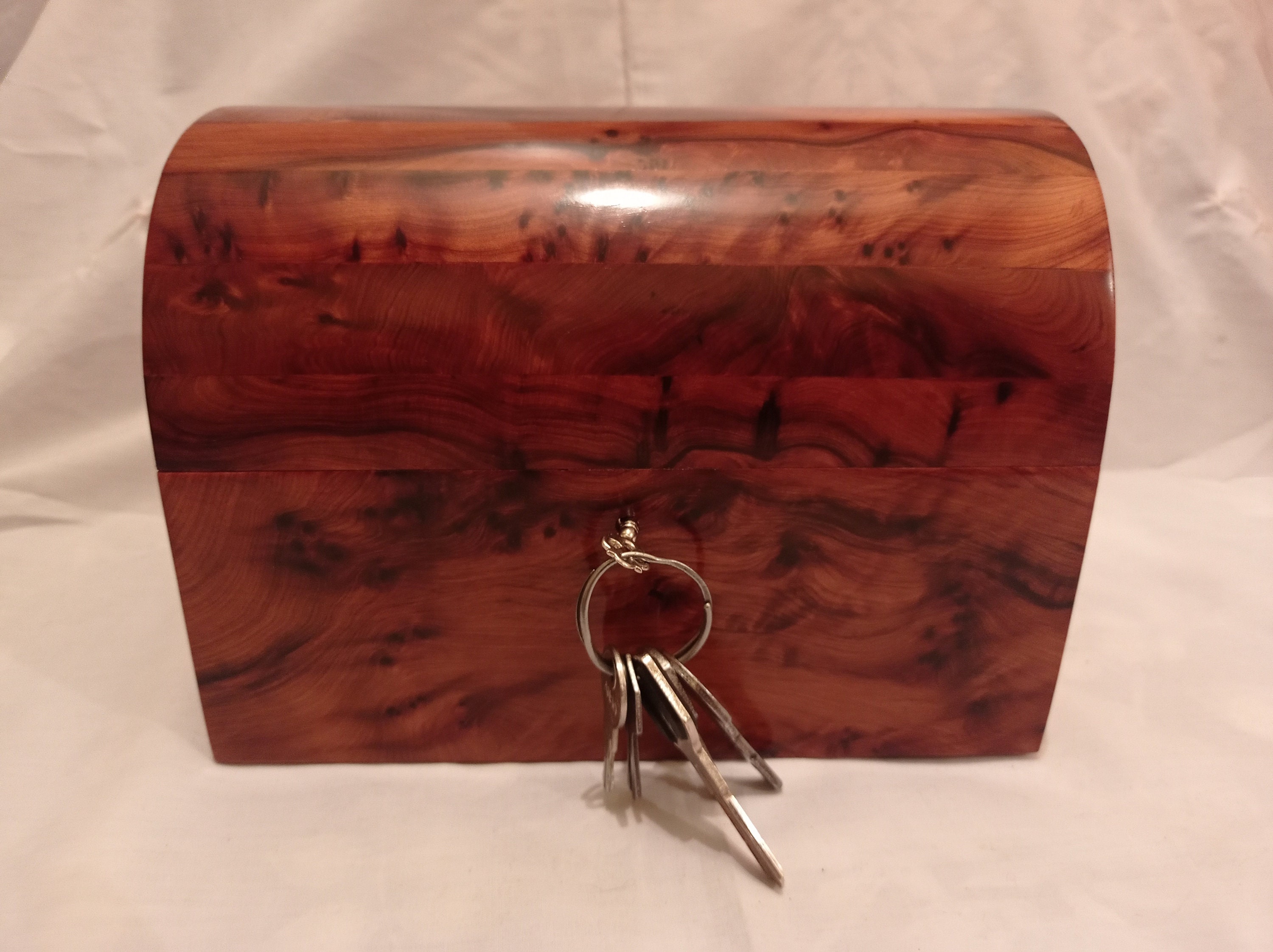 Arch Shaped Jewelry Box With Sized Lid Thuya Wood Box With. | Etsy