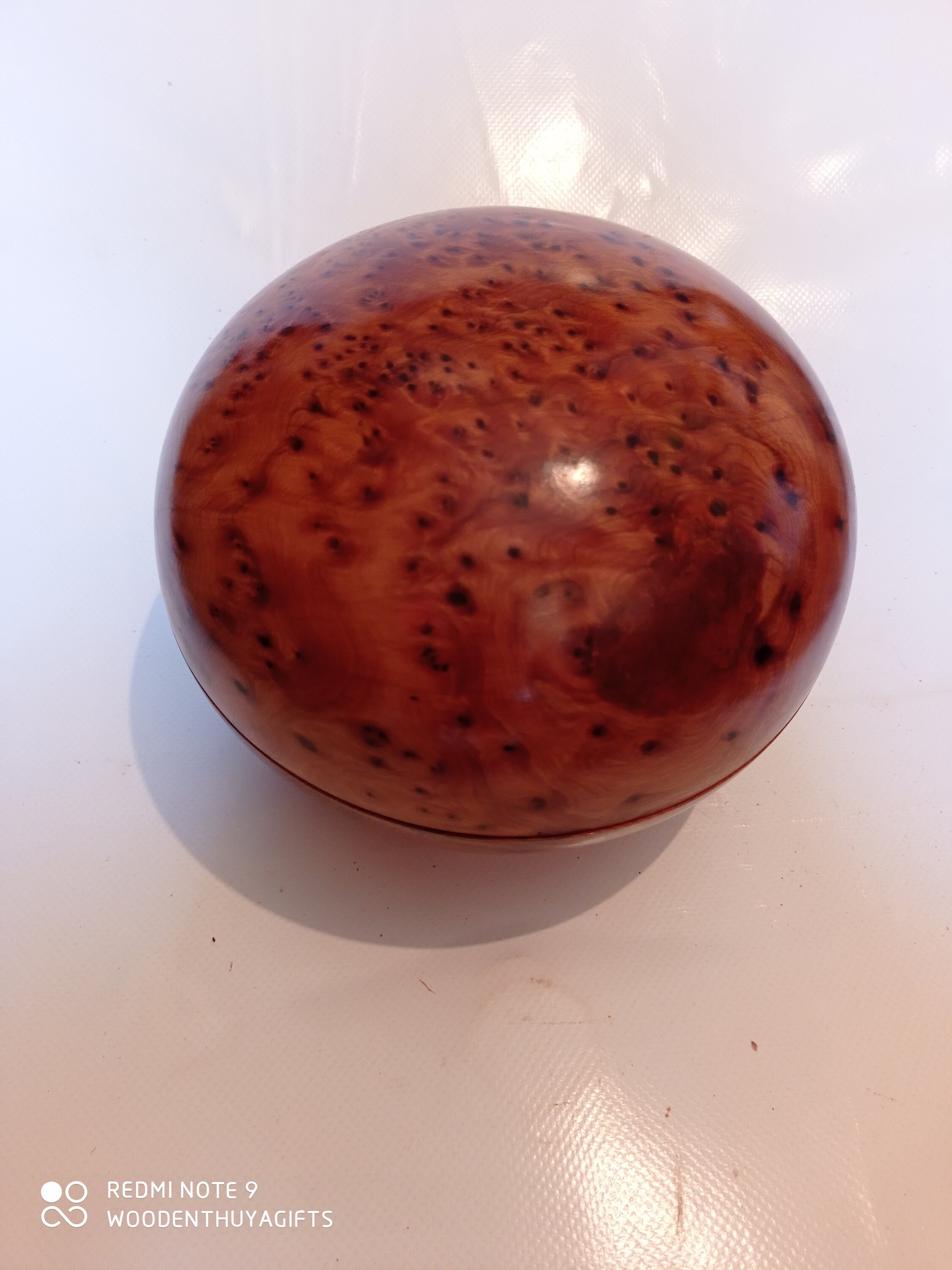 New Pebble Box Wooden Jewelry Box Pebble Box Thuya Wood Grain | Etsy