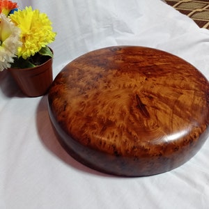 BOWL Wooden Thuya Bowl, Home Decor, Thuya Root Wood Bowl, Knot Bowl ...