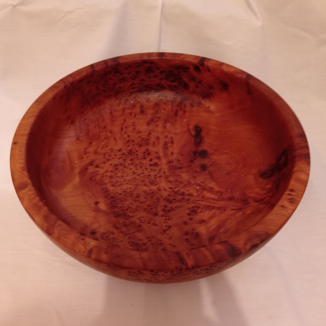 Big Bowl Wooden Thuya Bowl, Home Decor Thuya Root Wood Bowl Knot Bowl ...