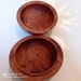 New Pebble Box Wooden Jewelry Box, Pebble Box Thuya Wood Grain Knots ...