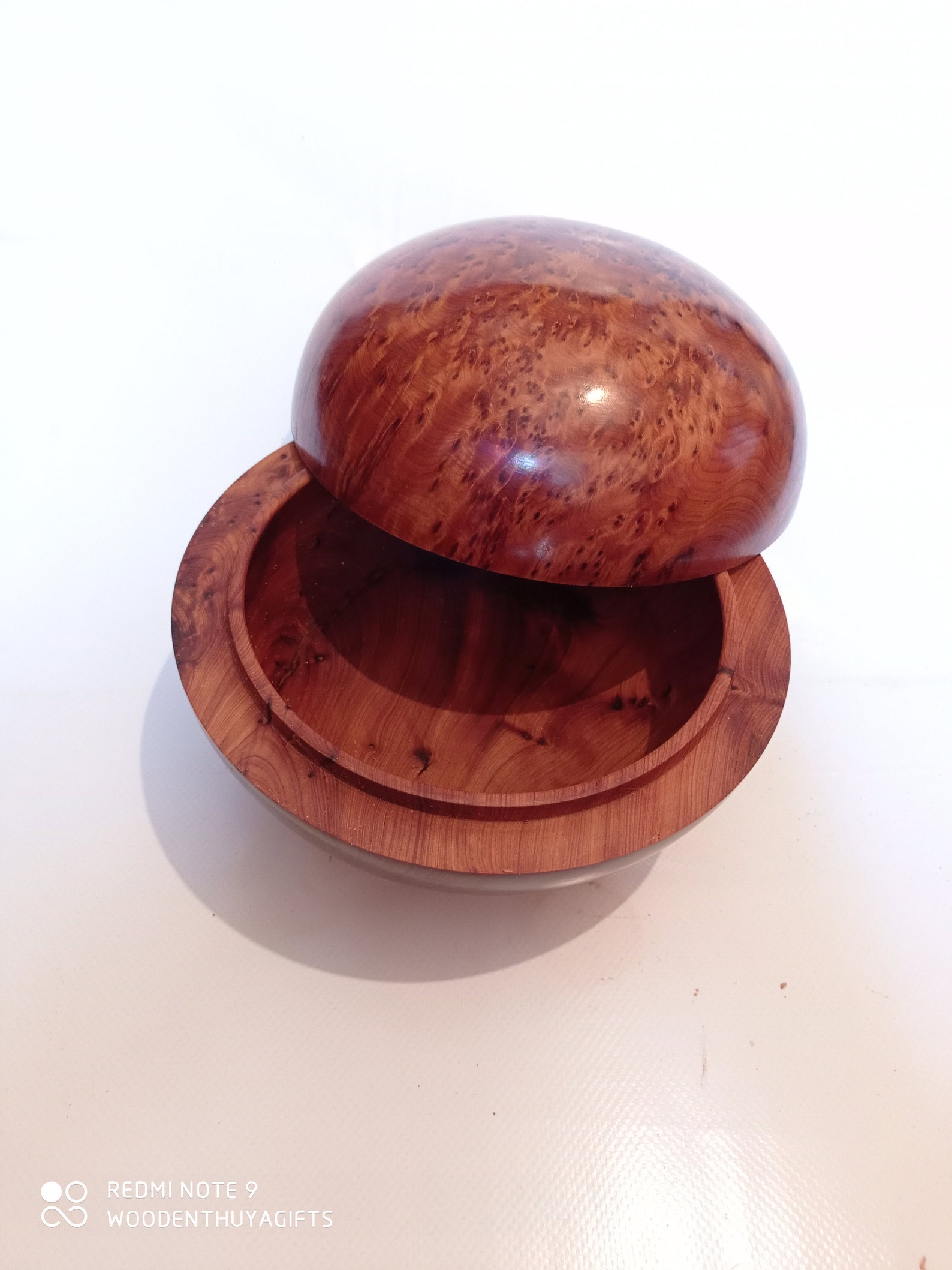 New Pebble Box Wooden Jewelry Box Pebble Box Thuya Wood Grain | Etsy