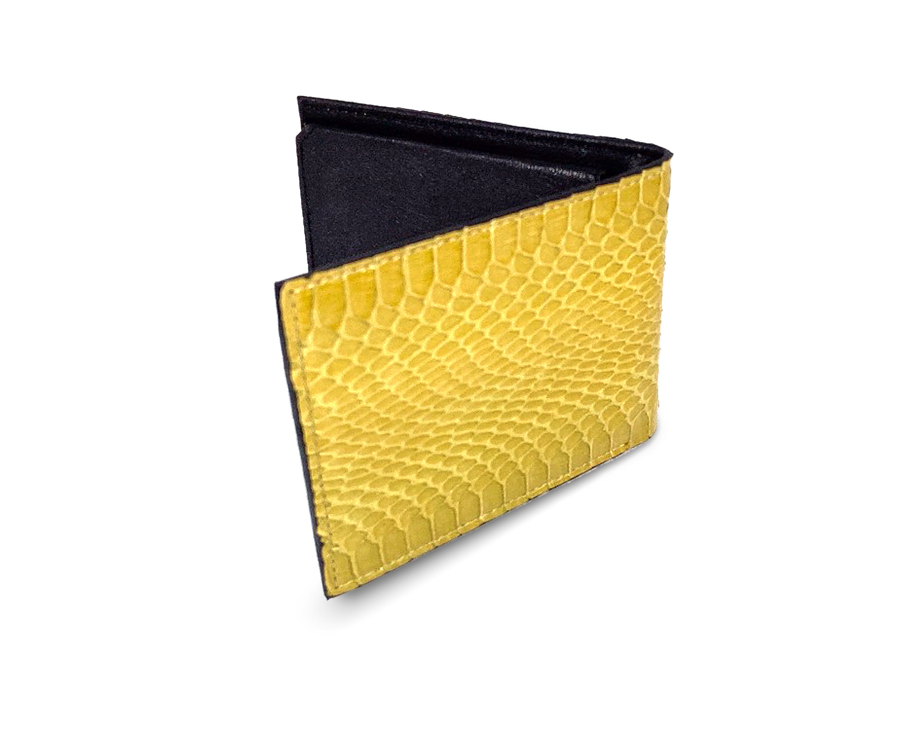 Genuine Python/Snake Leather Bi-fold Wallet For Men Handmade | Etsy