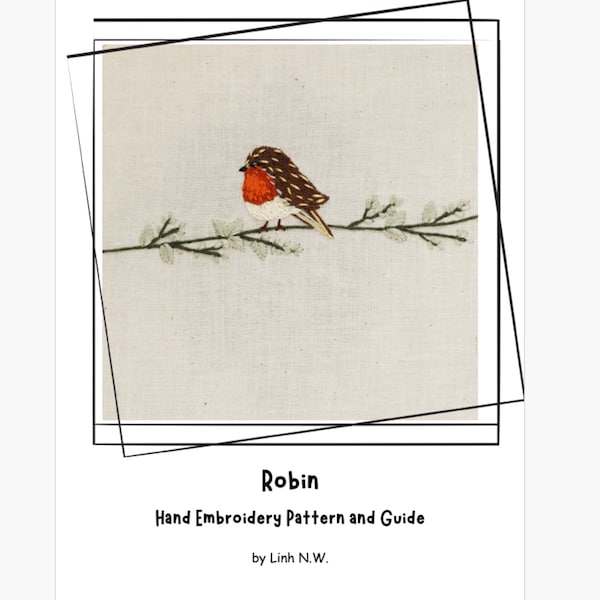 Robin Embroidery - Etsy