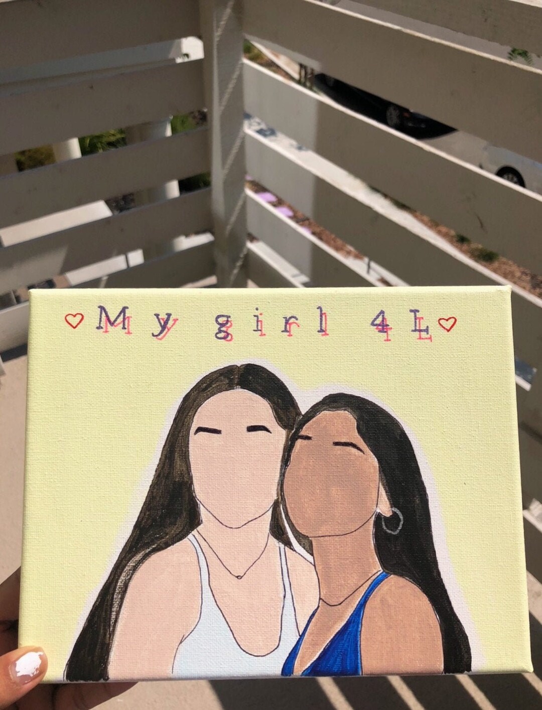 Custom Faceless Painting - Etsy
