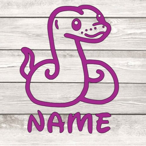 Ball Python Heart Decal 4 Inch - Etsy