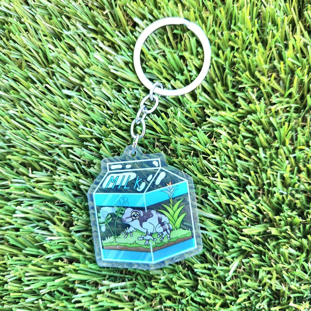 Amazon Milk Frog Milk Carton Keychain - Etsy