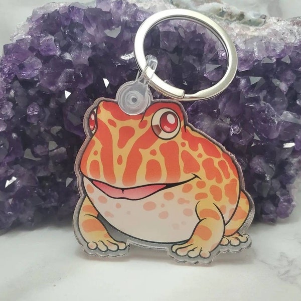 Frog Keychain - Etsy