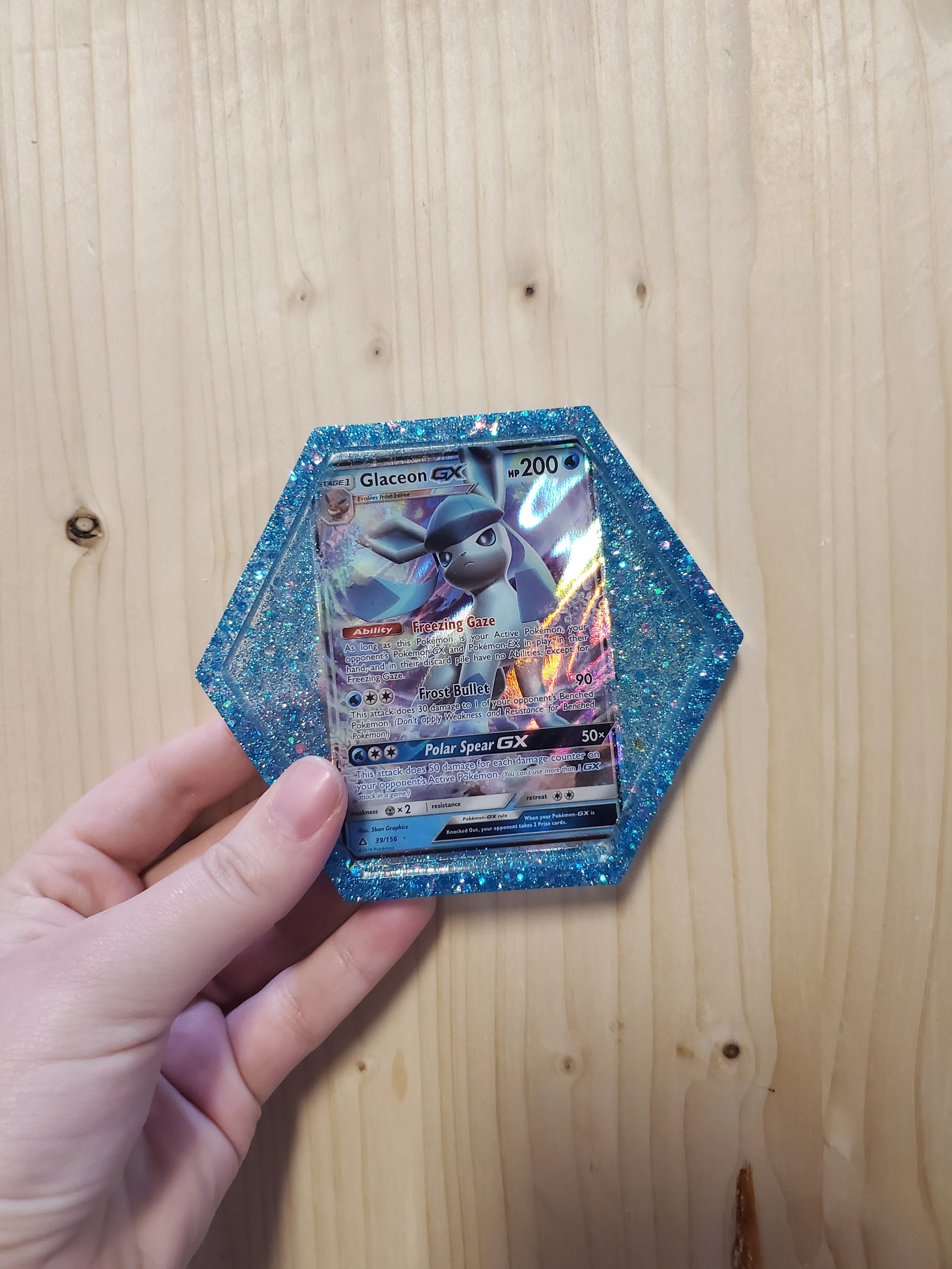 Home & Living Coasters Handmade Pokemon Card Resin Coaster EX, GX, V ...