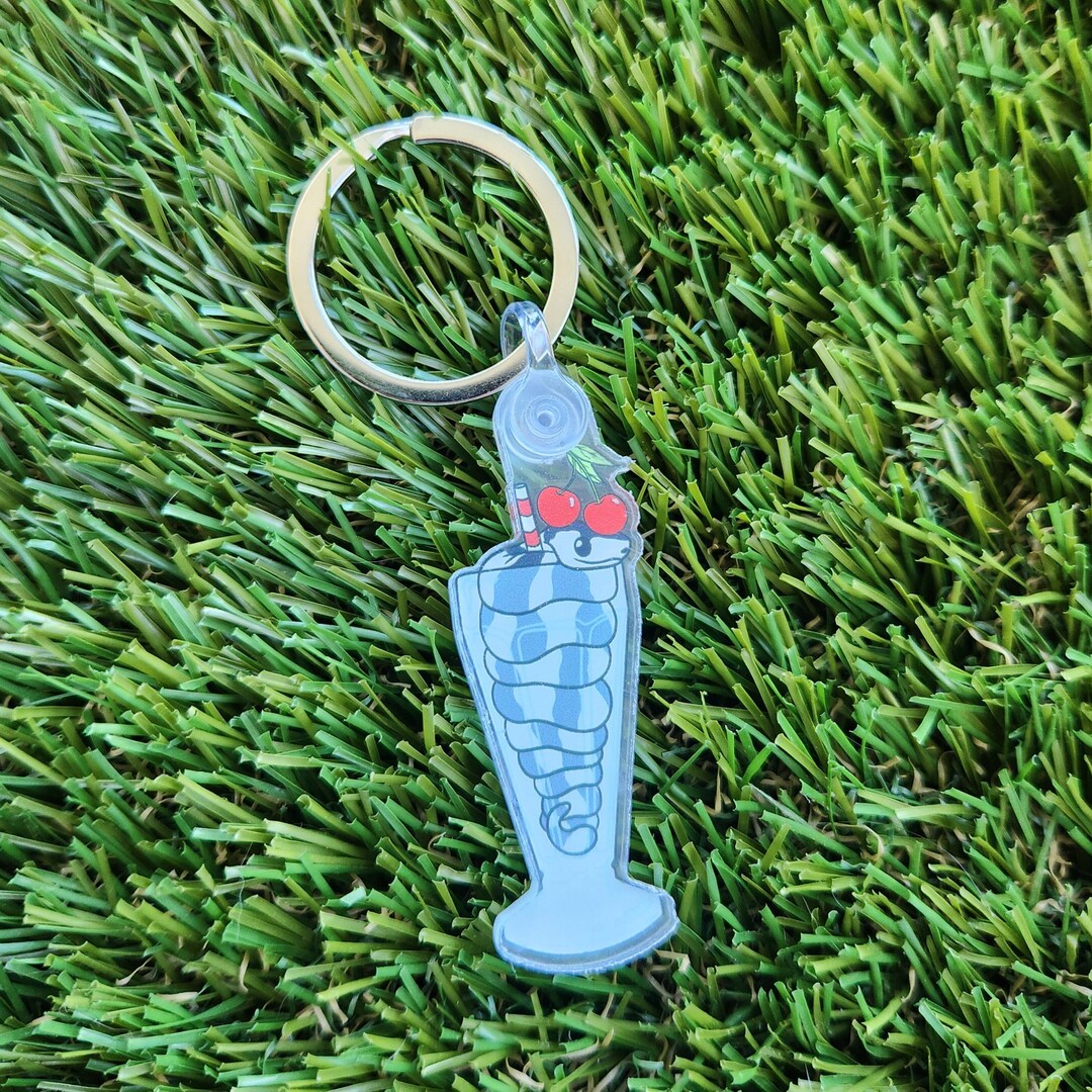 Milkshake Kingsnake Acrylic Keychain - Etsy