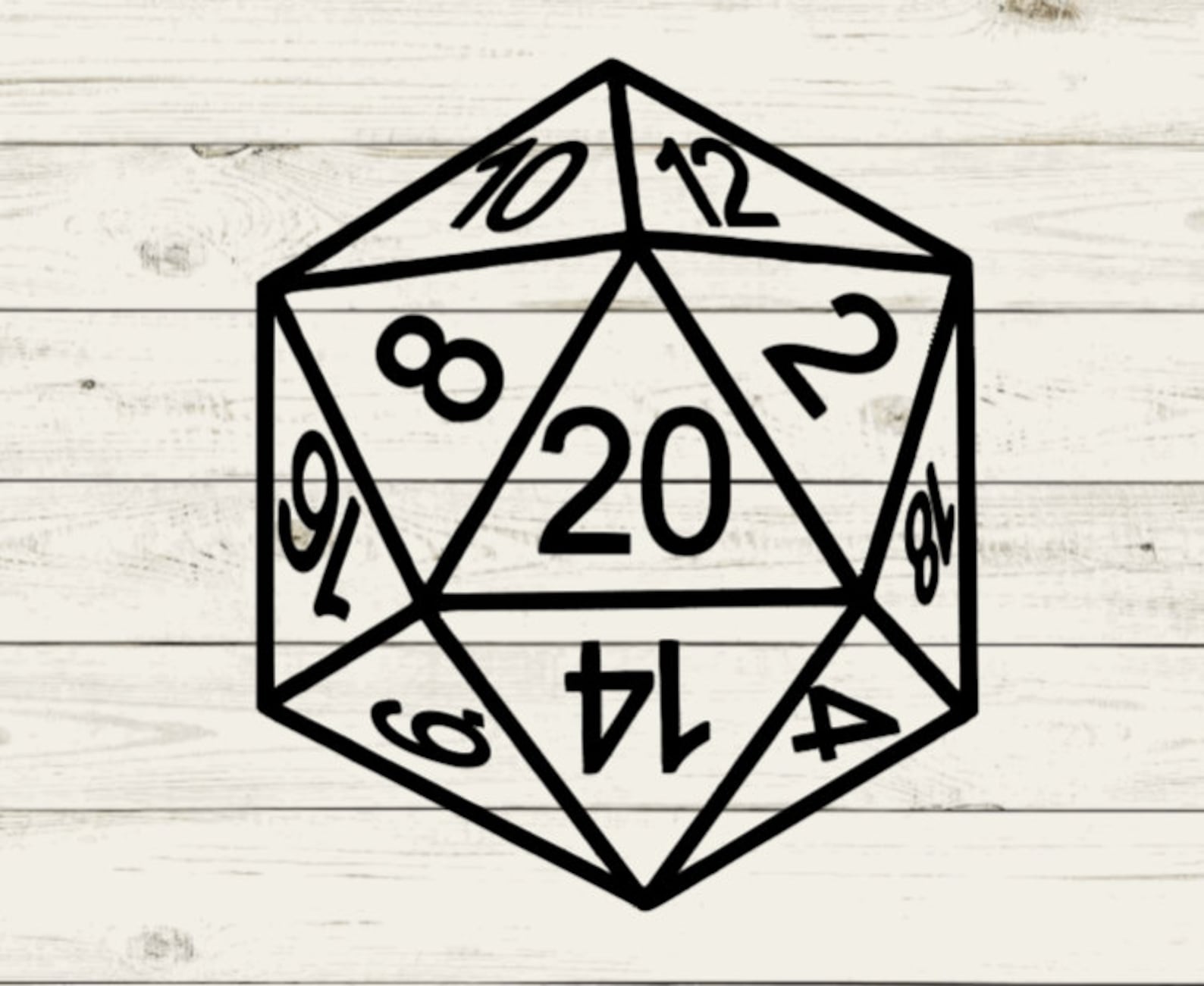 D20 Decal Nerdy Decal Dice Decal Table Top Game Decal - Etsy