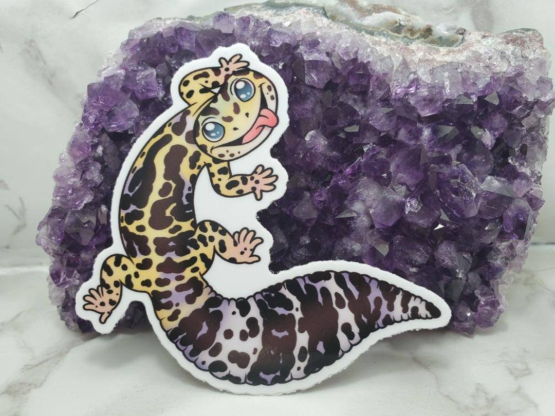 Leopard Gecko Sticker Waterproof Sticker Reptile Sticker Gecko Sticker ...