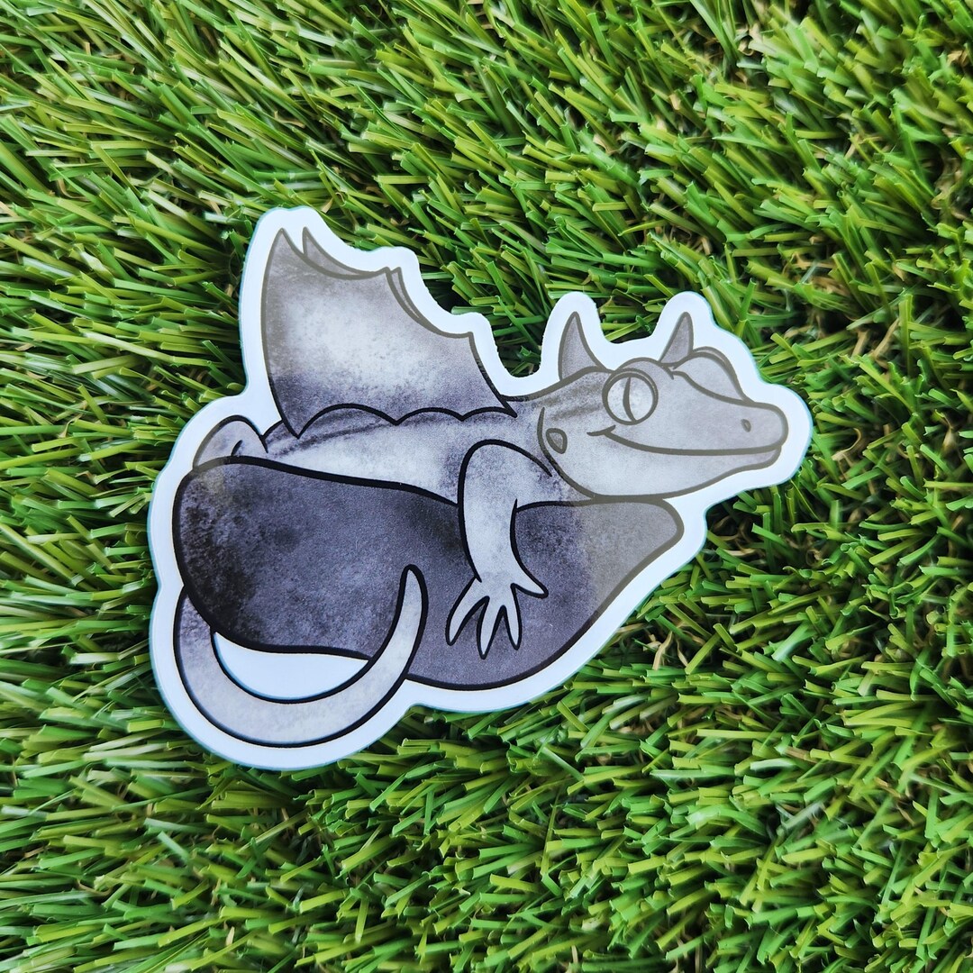 Gargoyle Gecko Sticker | Waterproof Sticker | Reptile Sticker | Gecko ...