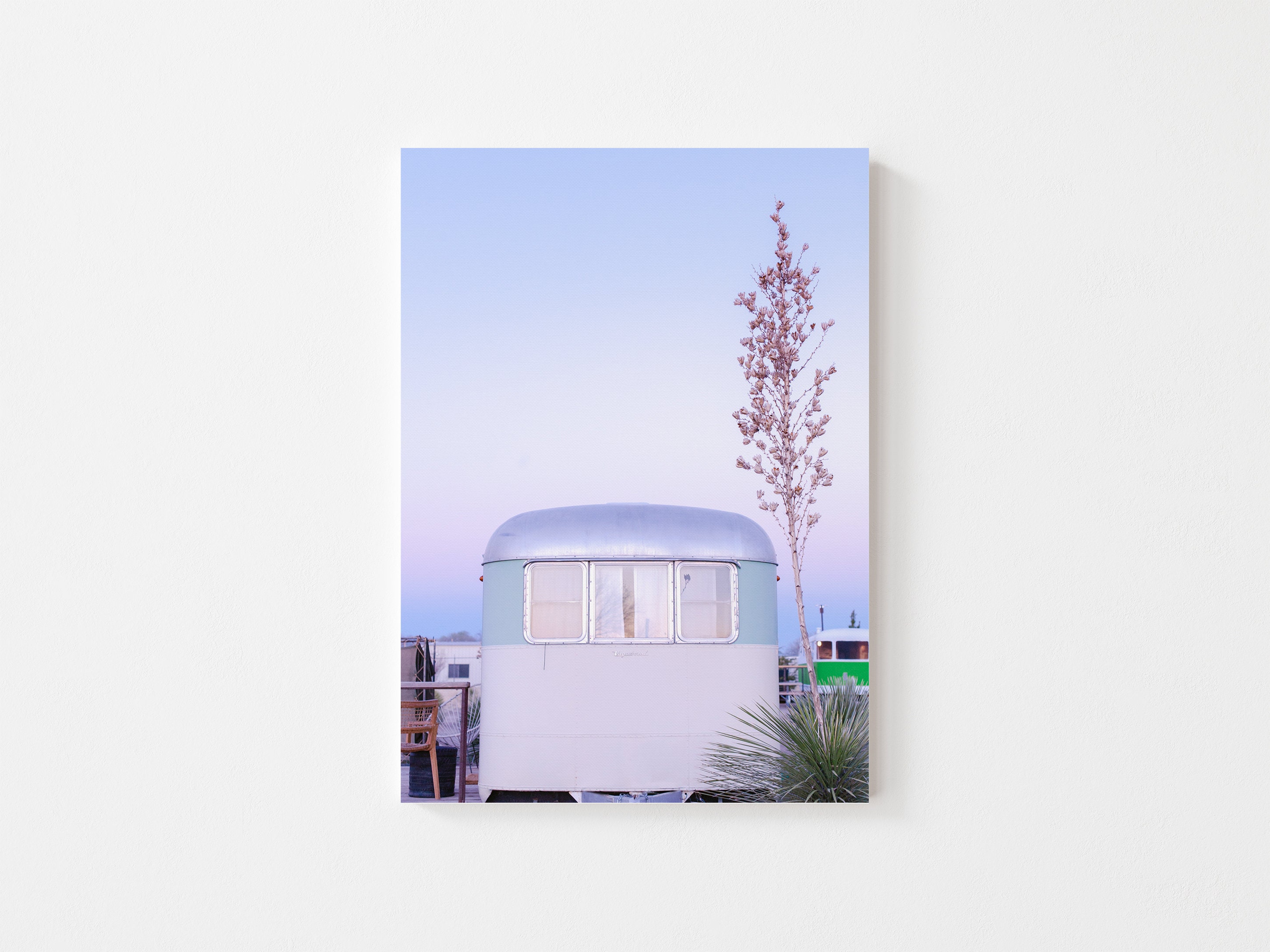 El Cosmico Marfa Texas Print, Airstream Art, Boho Southwest Decor - Etsy