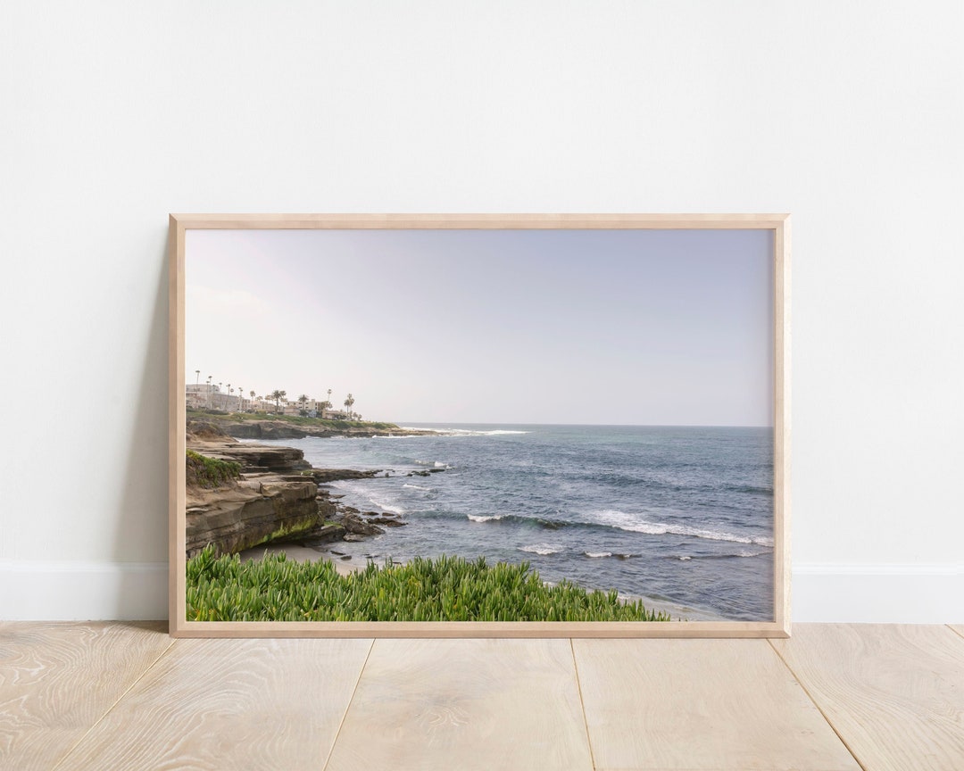 La Jolla Cove Print, San Diego Ocean Wall Art, Pastel Photography ...