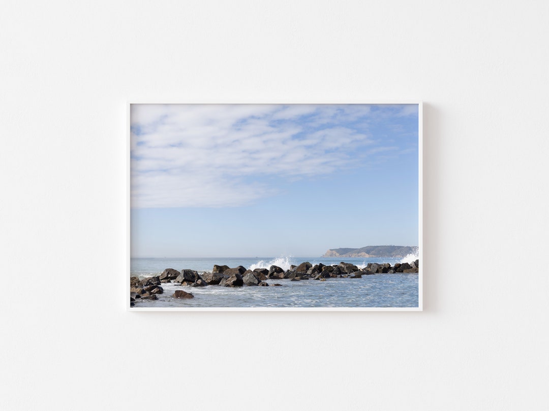 Coronado Beach Point Loma Print, San Diego Poster, Del Coronado Hotel ...
