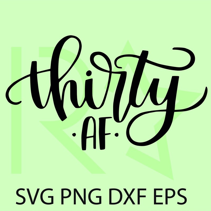 Thirty Af - Etsy
