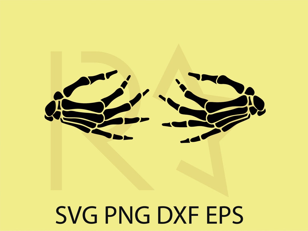 Skeleton Hands SVG, Skeleton SVG, Skull Skeleton Hand Clipart, Skeleton ...
