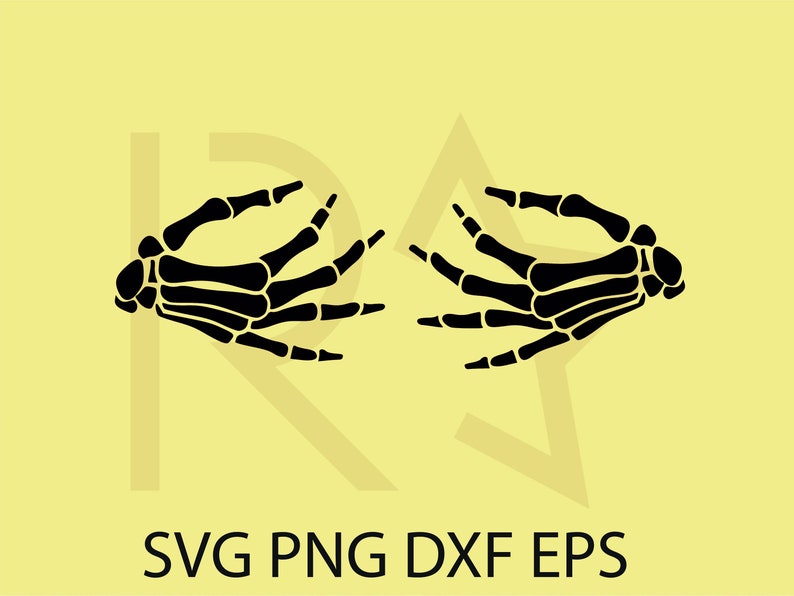 Skeleton Hands SVG, Skeleton SVG, Skull Skeleton Hand Clipart, Skeleton ...