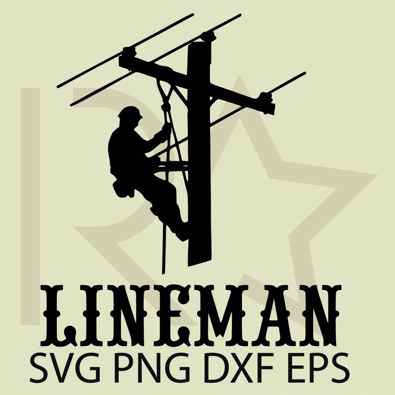 Lineman Svg - Etsy