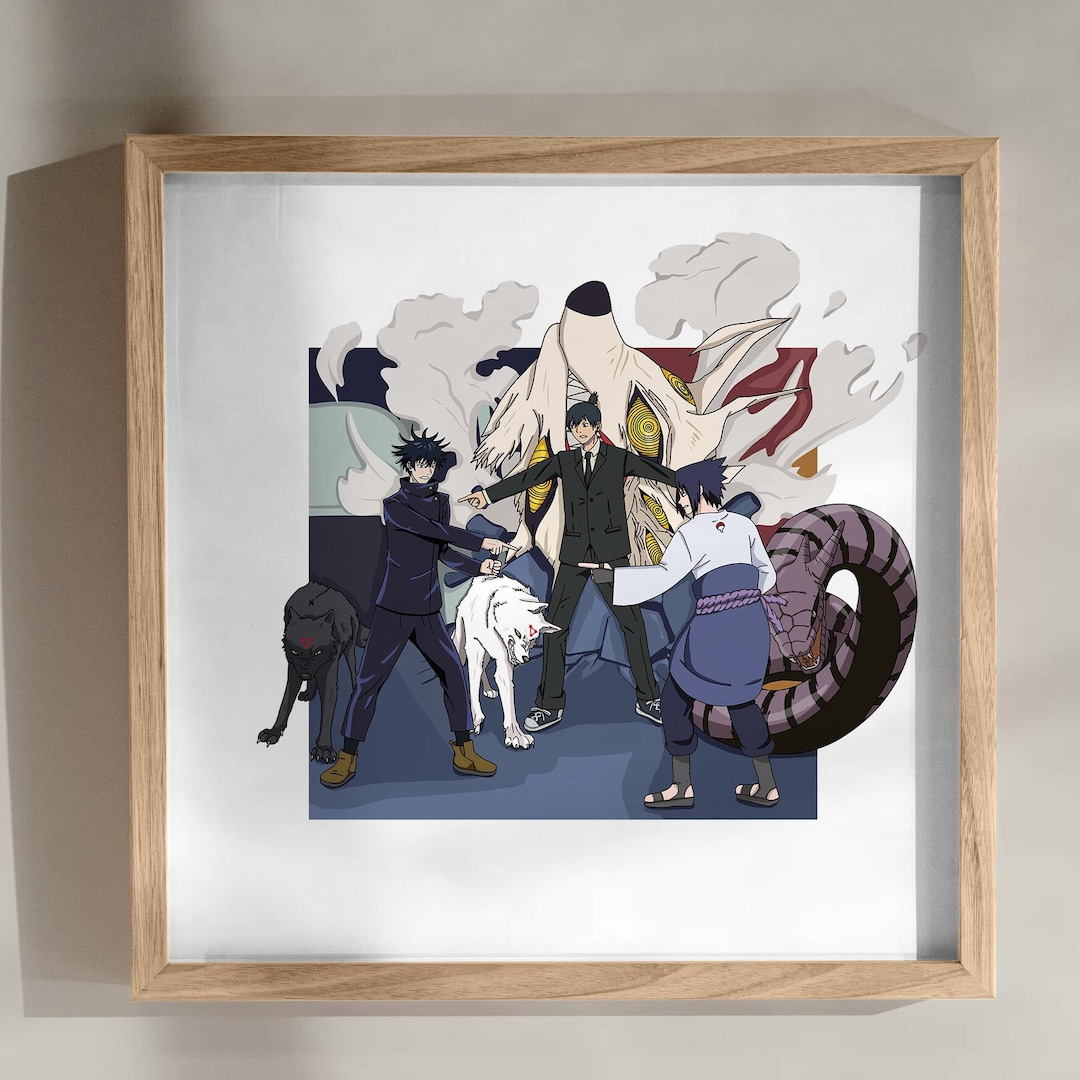 Megumi X Sasuke X Aki Art Print - Etsy