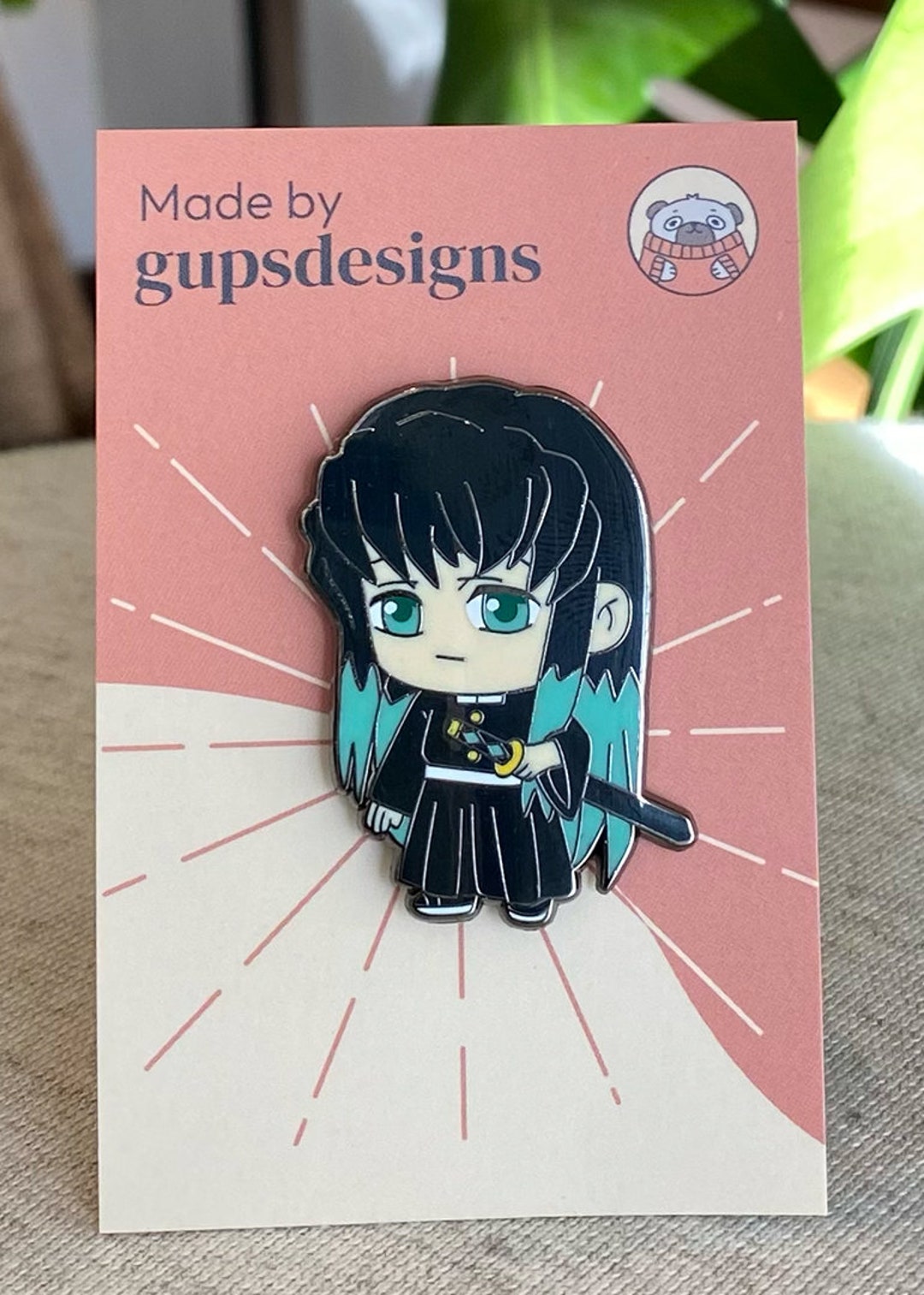 KNY Mist Hashira Muichiro Tokito Hard Enamel Pin - Etsy