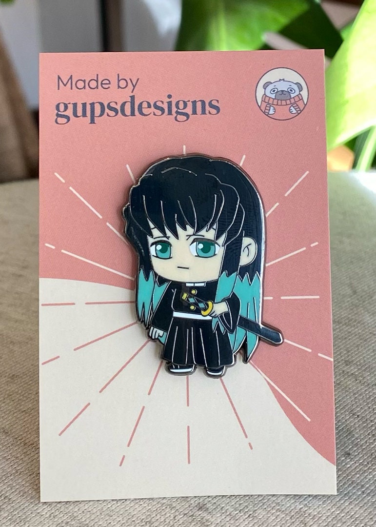 KNY Mist Hashira Muichiro Tokito Hard Enamel Pin - Etsy