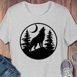 Wolf Scenes Bundle Svg,wolf Svg,howling Wolf Svg,adventure Svg,nature ...
