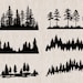 Forest SVG Bundle, Landscape SVG, Forest Silhouette, Laser Cut Files ...