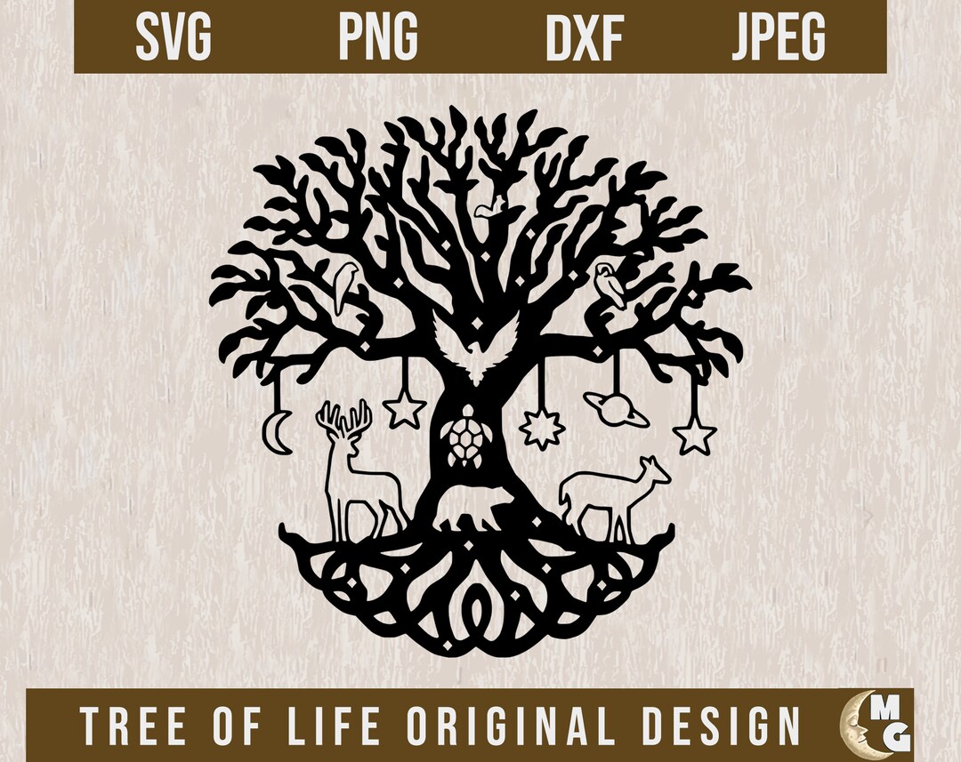 Tree of Life Dxf, Tree of Life SVG, Celtic Tree of Life Svg, Tree of ...