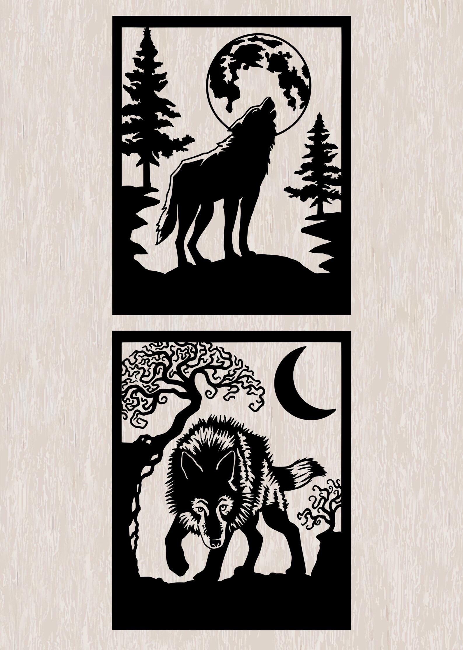 Wolf SVG Bundle Wolf SVG Howling Wolf Svg Wolves Svg - Etsy