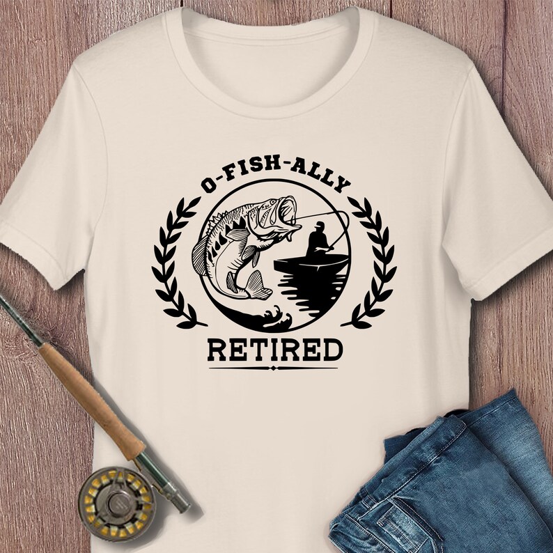 O-fish-ally Retired Svg, Retired 2023 Svg, Bass Fishing Svg, Officially ...