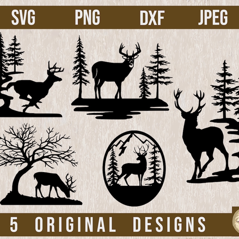 Deer Svg - Etsy