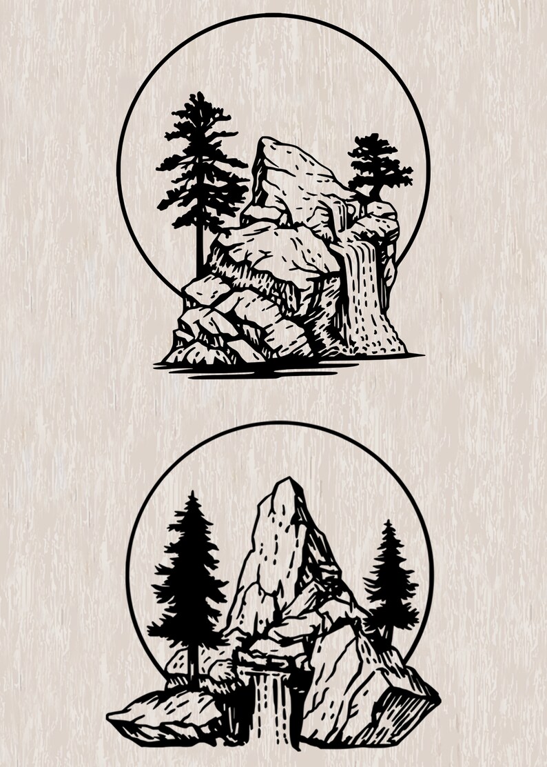 Landscape Bundle Svg, Forest Svg, Adventure Svg, Outdoor Svg, Nature ...