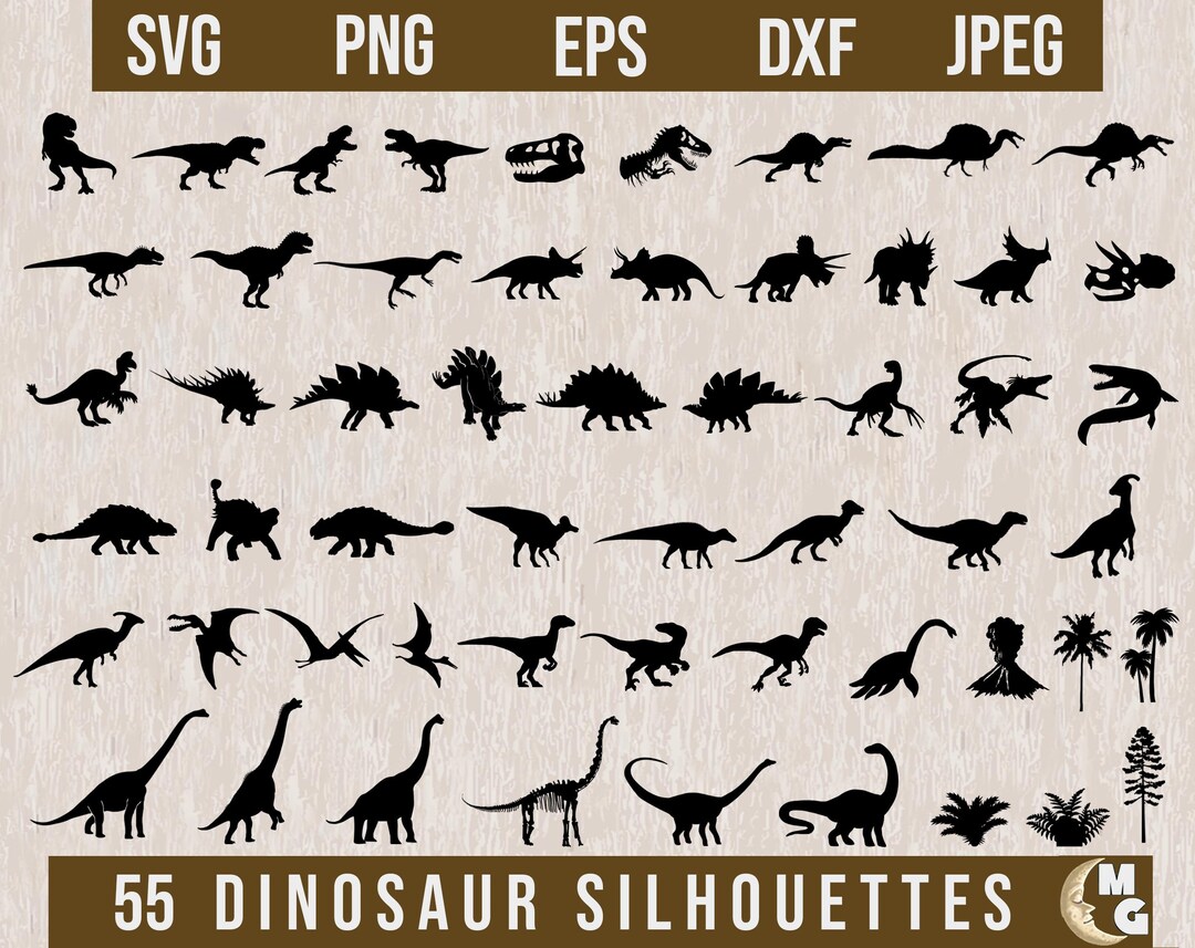 Dinosaur SVG Bundle, Dinosaur Clipart, Dinosaur Svg Files,dinosaur ...