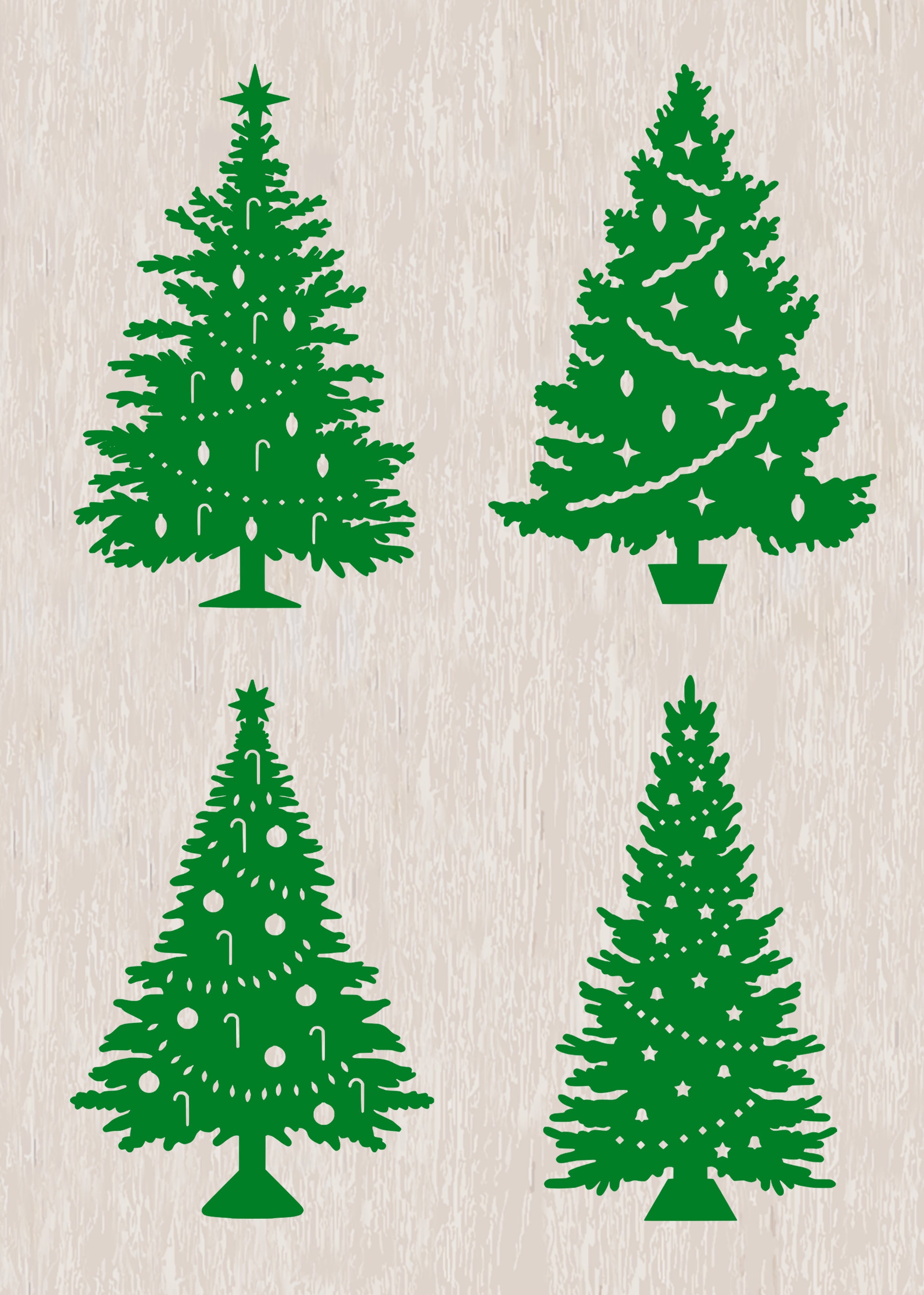 Christmas Tree Svg Bundle Green Christmas Svg Christmas Tree - Etsy